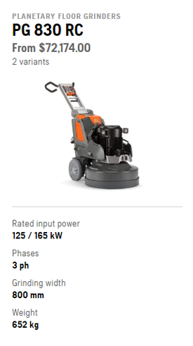Husqvarna Floor Grinders | Pro Concrete Coatings